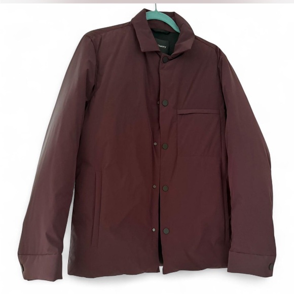 Theory | Jackets & Coats | Theory Dark Purple Jacket | Poshmark